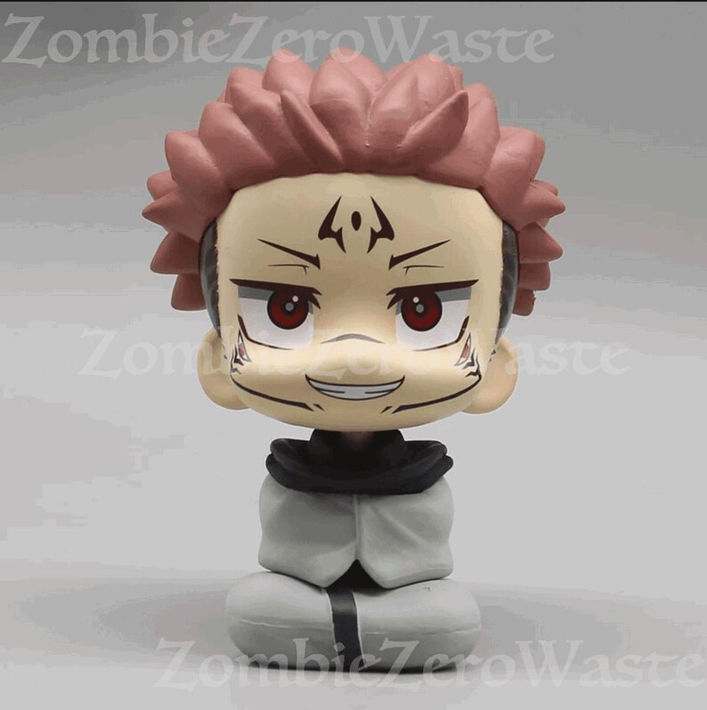 Kawaii Handmade Fushiguro Megumi Lookup Sitting Figure Jujutsu Kaisen ...