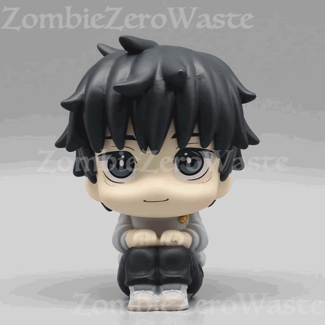 Kawaii Handmade Fushiguro Megumi Lookup Sitting Figure Jujutsu Kaisen ...