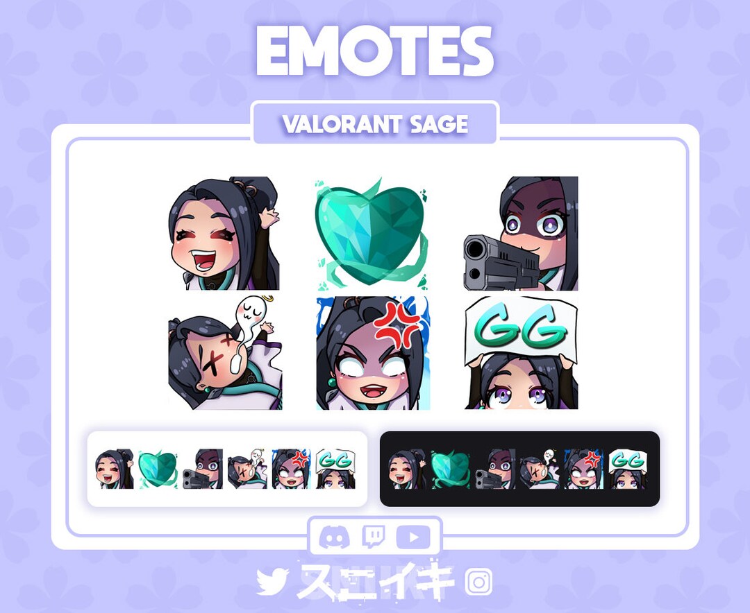 Valorant Sage Emote Twitch/discord/youtube - Etsy