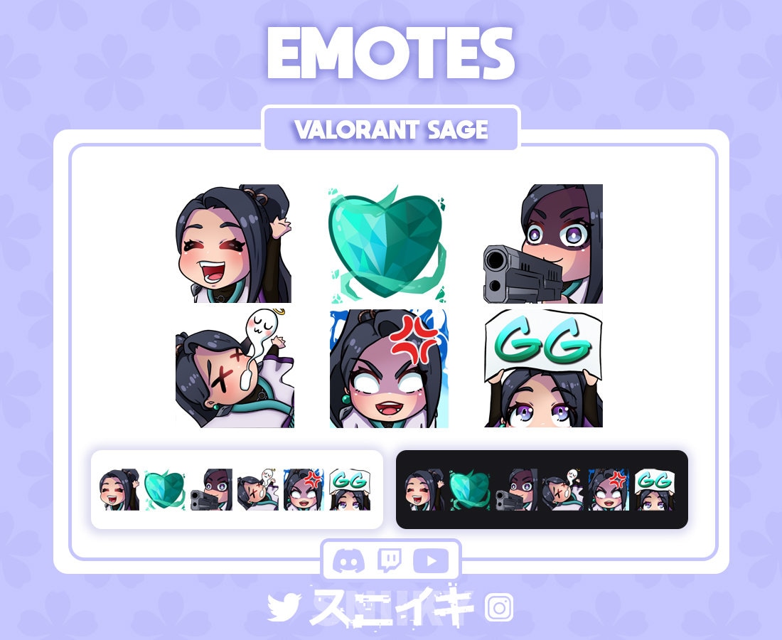 Valorant Sage Emote Twitch/discord/youtube - Etsy