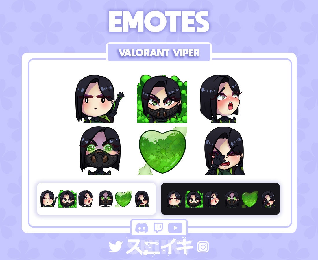 Valorant Viper Emote Twitch/discord/youtube - Etsy