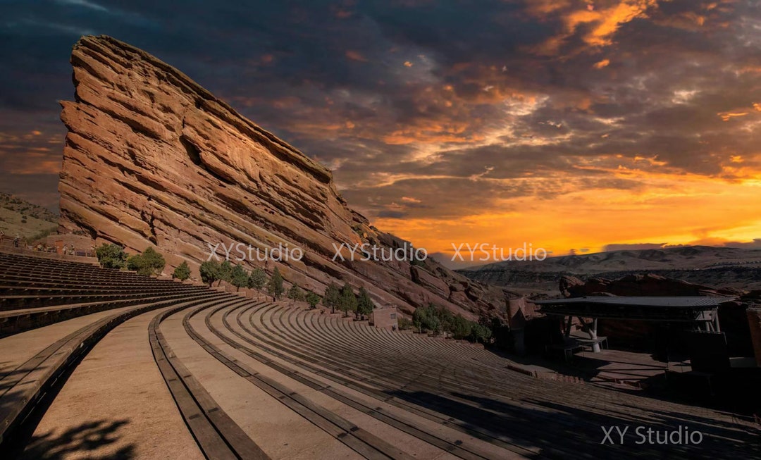 Red Rocks Amphitheater Photography Print: Denver Colorado Wall Art ...