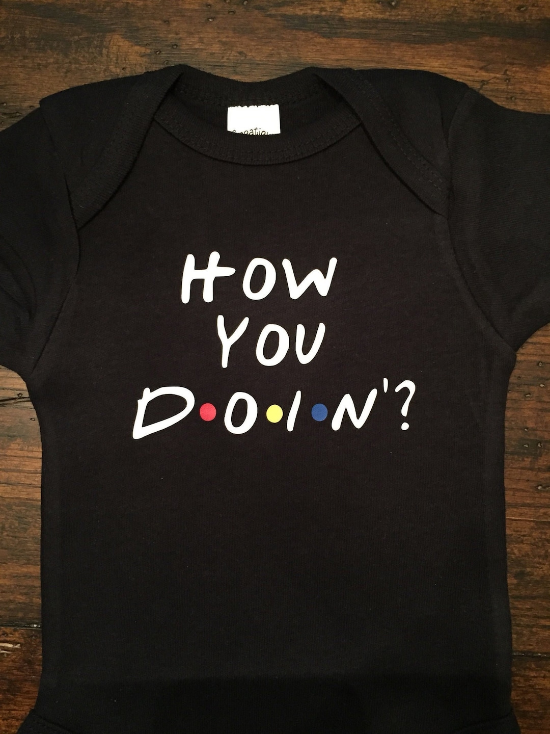 How You Doin'? Baby Bodysuit Friends 90's TV Show Sitcom Funny Joey ...