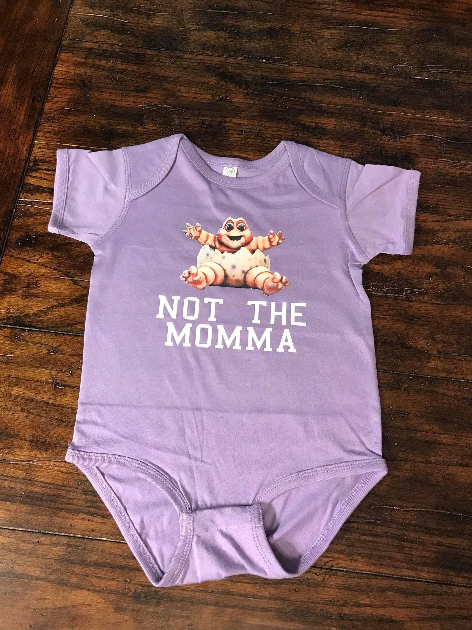 Not the Mama Baby Sinclair Funny Baby Bodysuit Short Sleeve Inspired ...
