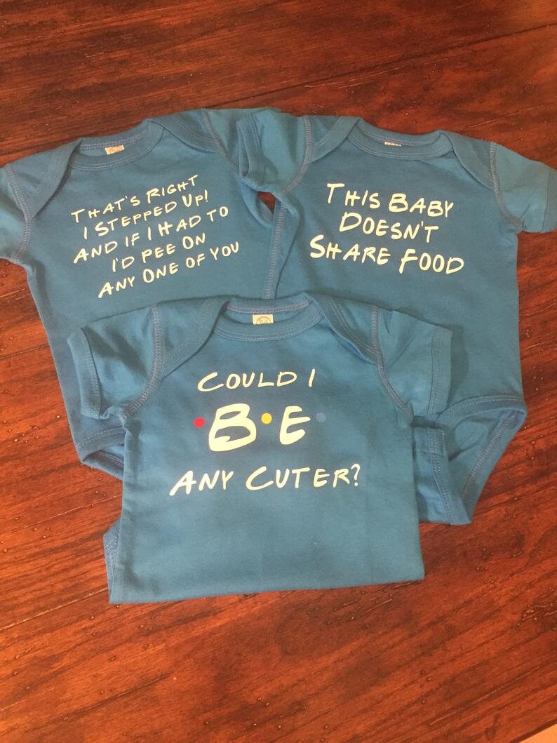 Friends 90's TV Sitcom Inspired 3 Pack Gift Set Baby - Etsy
