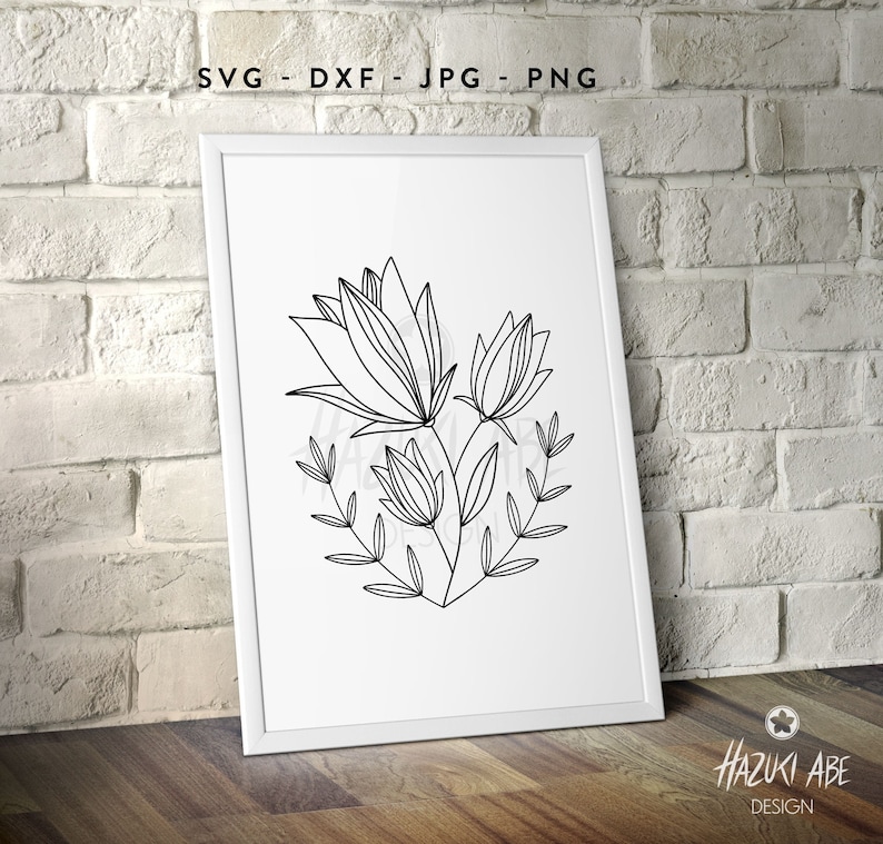 PLOTTERDATEI Blume svg dxf - Etsy.de