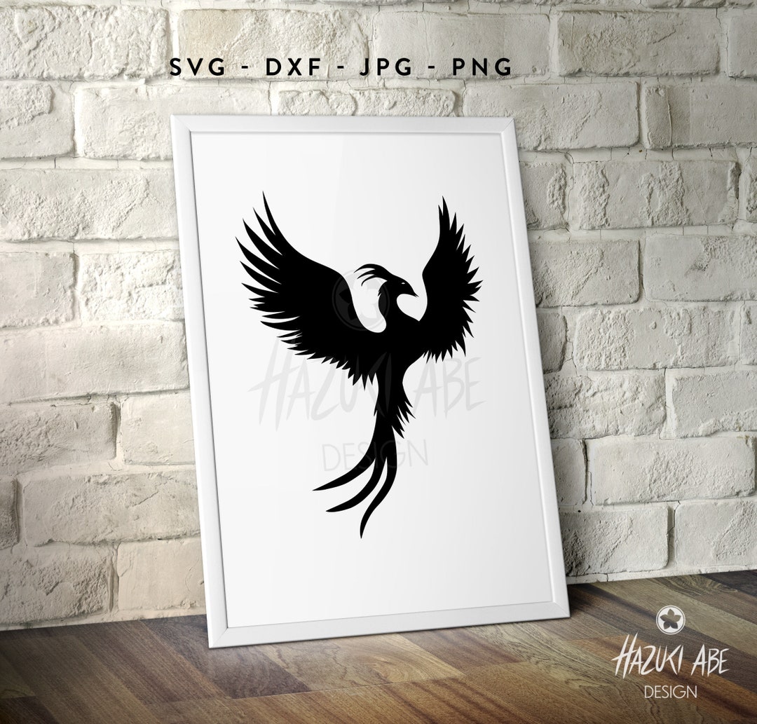 PLOTTERFILE Phoenix Svg Dxf Jpg Png - Etsy