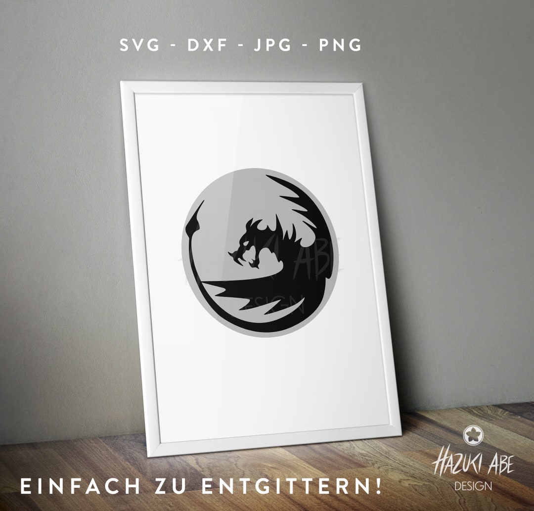 PLOTTERDATEI Drache svg dxf jpg png - Etsy.de