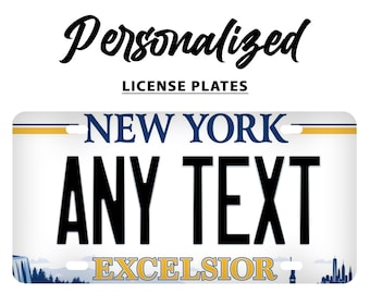 Motorcycle License Plate New York - Etsy