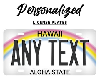 Hawaii License Plate - Etsy