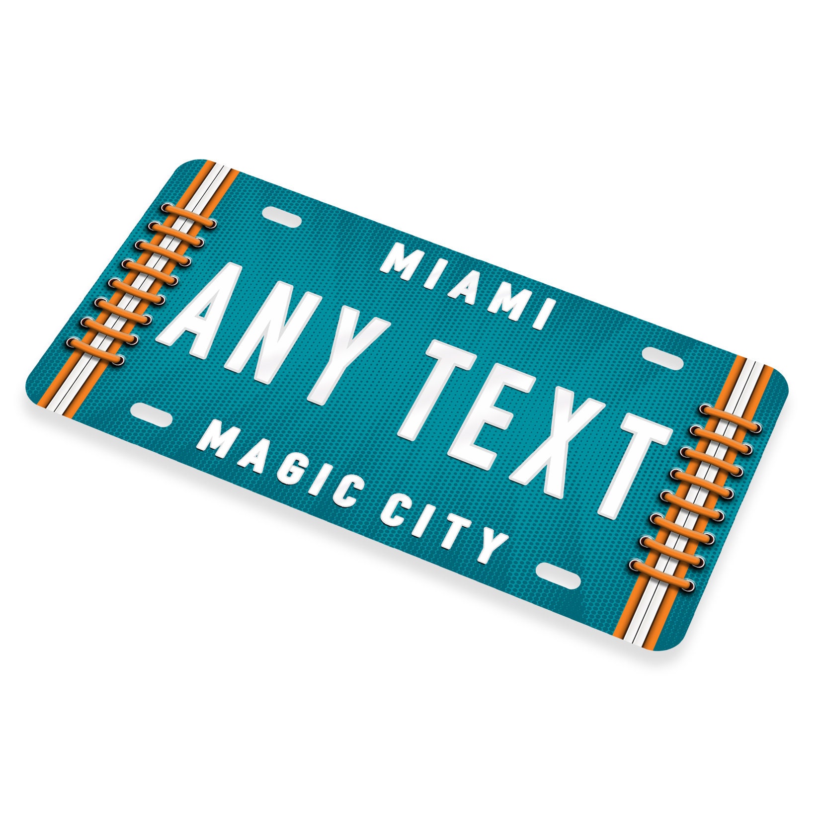 Miami Dolphins Custom Personalized Football License Plate 3 - Etsy