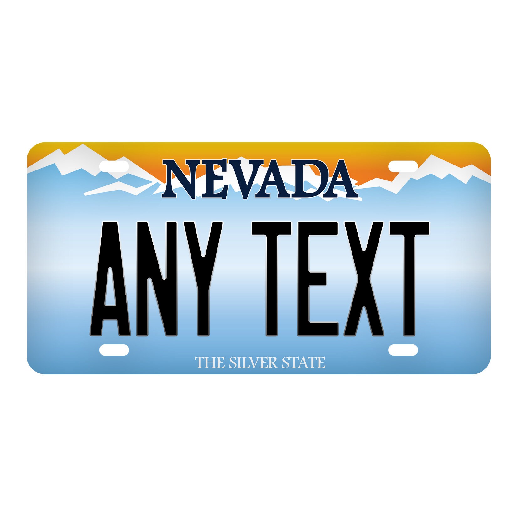 Custom Nevada License Plate Personalized Name All 50 - Etsy Australia