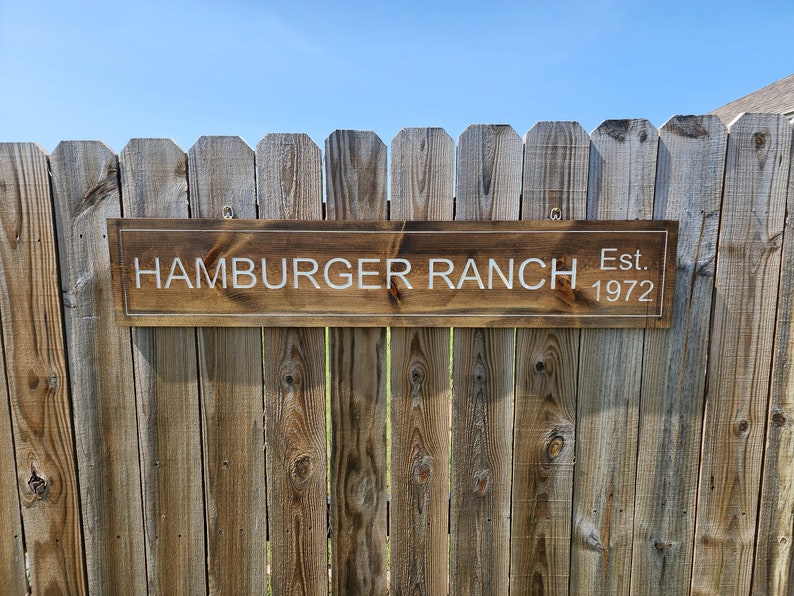 Custom Rustic Anniversary Sign - Etsy