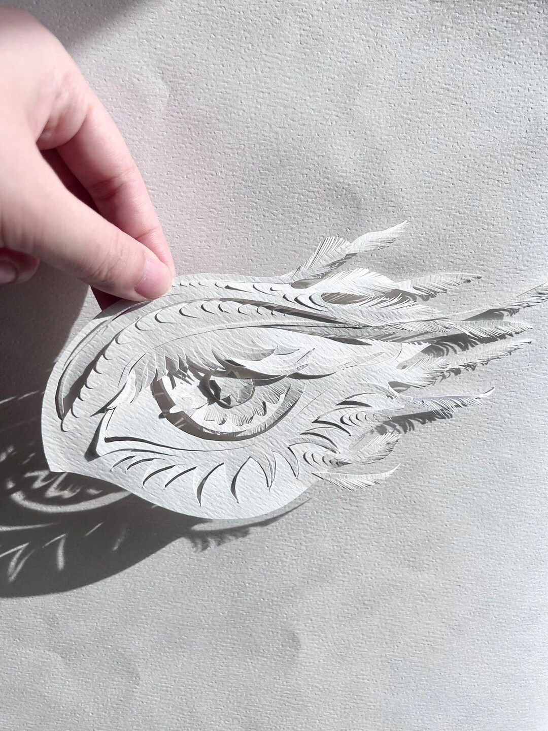 Papercut Eye Art, One of A Kind Wall Art - Etsy