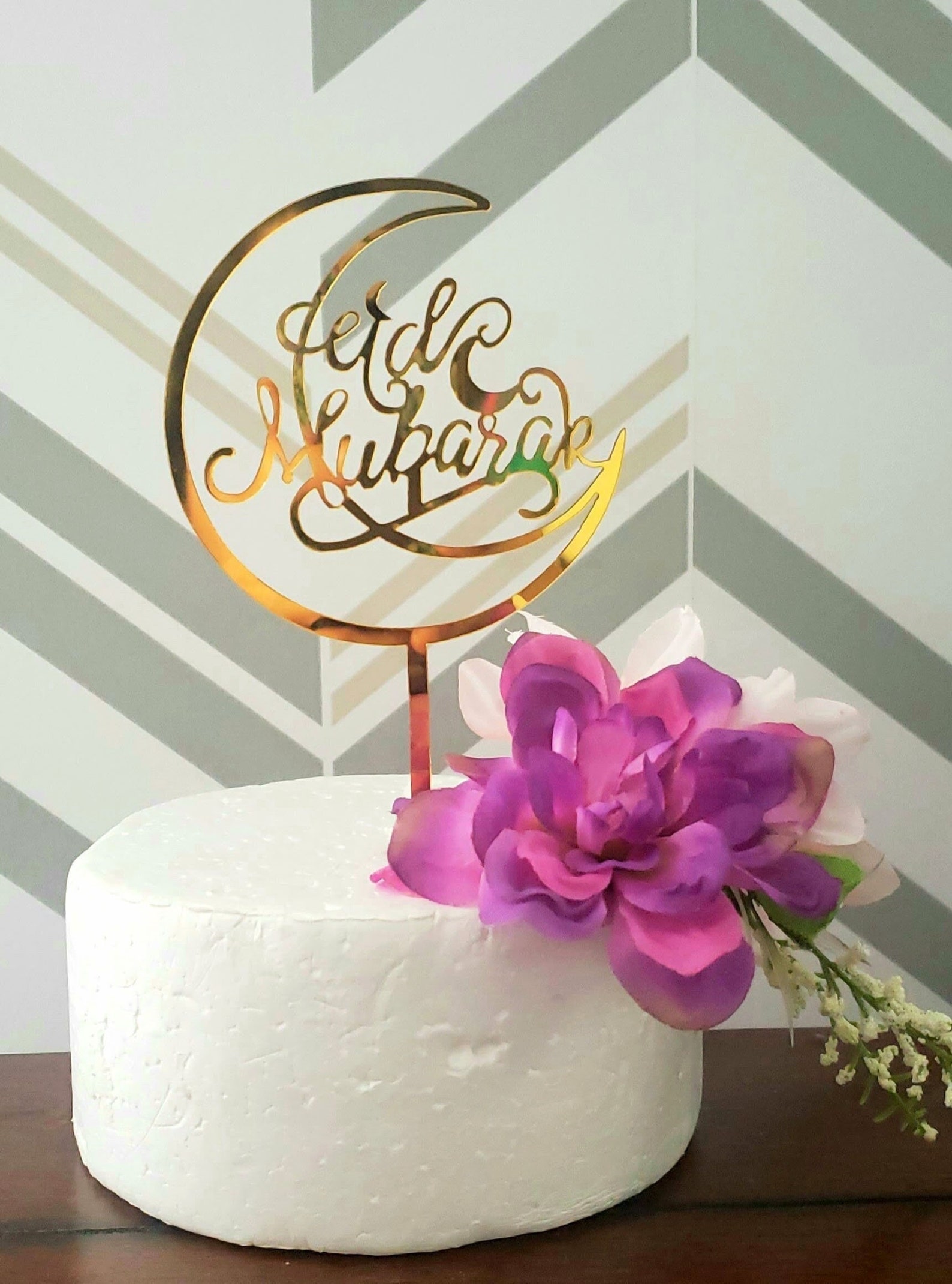 Eid Mubarak Acrylic Cake Topper, Eid Party Decorations, Eid Mubarak ...