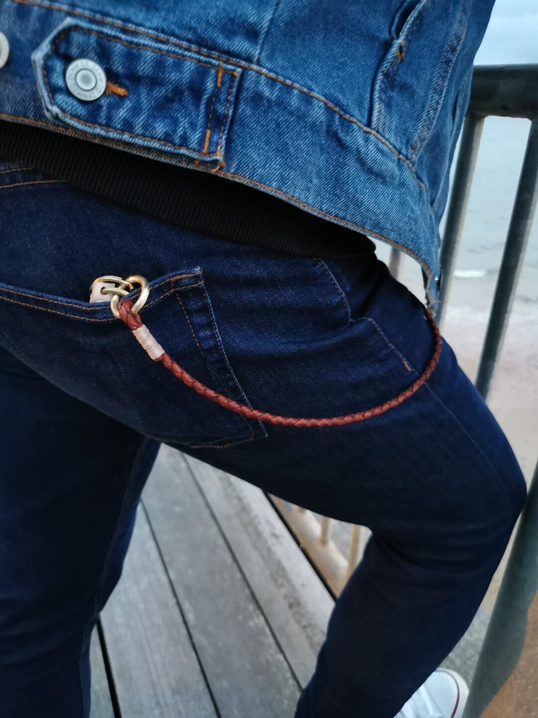 Handmade Braided Leather Lanyard With Solid Brass Hardware Durable ...