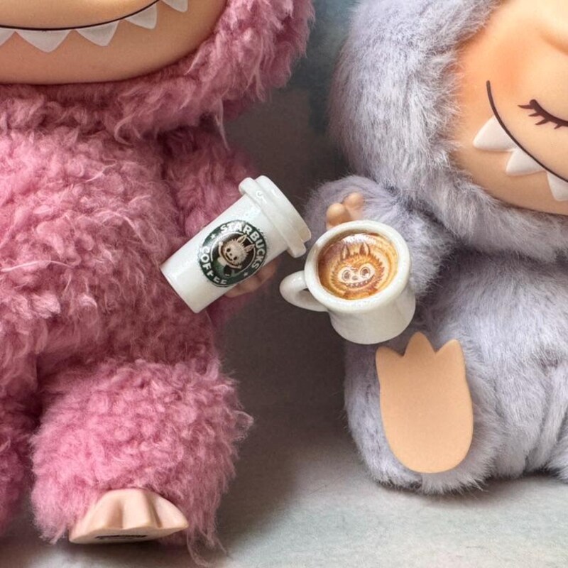 Labubu Starbucks Outfit - Etsy