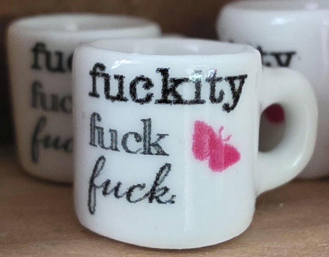 Dollhouse Miniature Kitchen Ceramic Coffee Cups Cocktail Glasses Adult ...