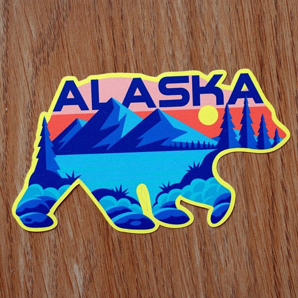 Alaska Car Decal - Etsy