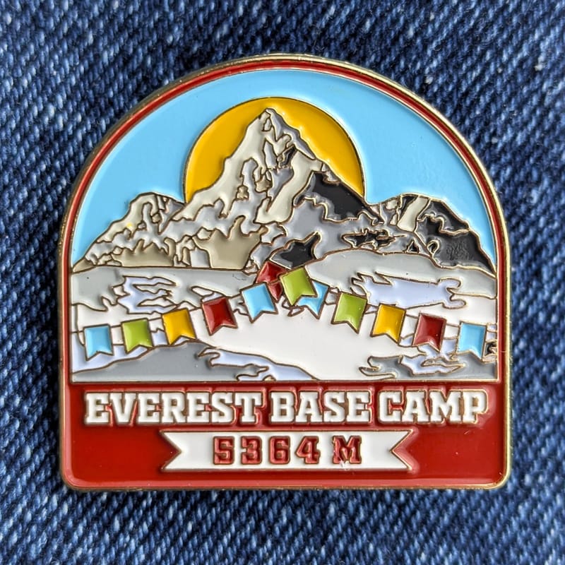 Enamel Camping Lapel Pin - Etsy UK