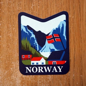 Norway Vinyl Sticker Decal Luggage Laptop Notebook Journal Gift ...