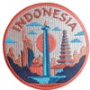 Set of 4x Indonesia Flag Iron on Screen Print Transfers for Fabrics ...