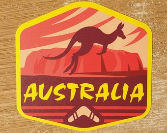 The Australian Outback Roadtrip Vinyl Sticker Decal Travel, Luggage ...
