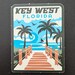 Key West Florida 3" Vinyl Sticker Decal for Luggage, Waterbottle Laptop ...