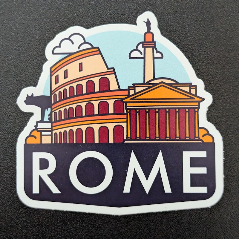 Rome Journal Stickers - Etsy UK