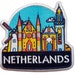 The Netherlands Travel Patch Embroidered Iron on Sew on Badge Souvenir ...