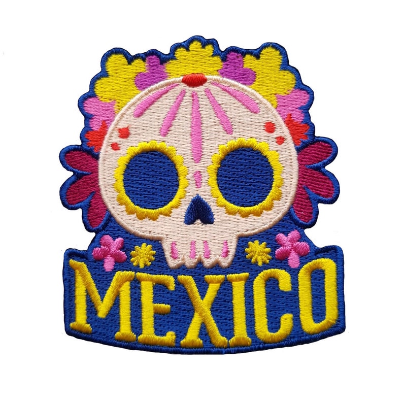 Mexico Travel Patch Embroidered Iron on Sew on Badge Souvenir | Etsy