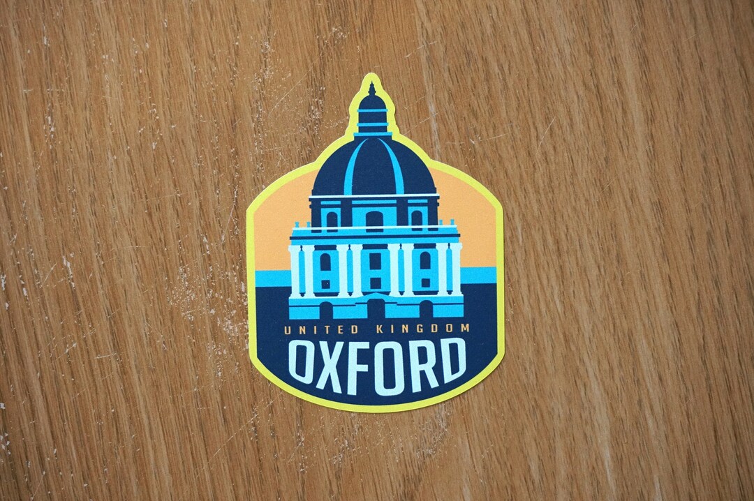 Oxford England Vinyl Sticker Decal, Scrapbook, Waterbottle, Luggage ...