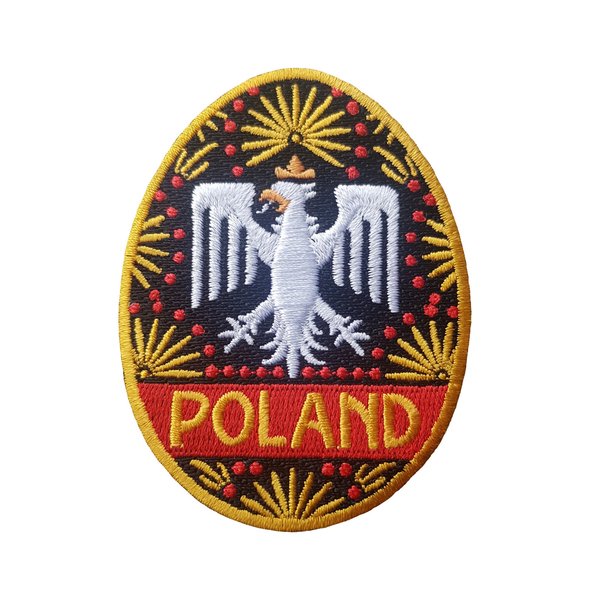Poland Travel Patch Embroidered Iron on Sew on Badge Souvenir - Etsy