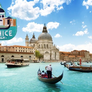 Venice Italy Travel Patch Embroidered Iron on Sew on Badge Souvenir - Etsy