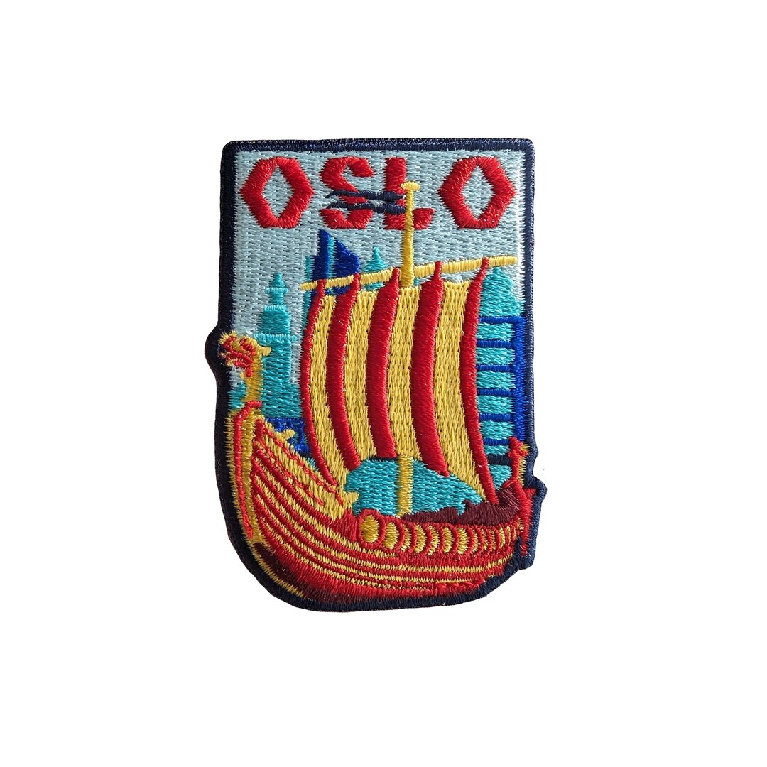 Oslo Norway Travel Patch Embroidered Iron on Sew on Badge Souvenir Applique Motif - Etsy