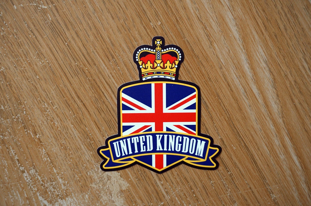 United Kingdom Vinyl Sticker Decal Luggage Laptop Notebook Journal Gift ...