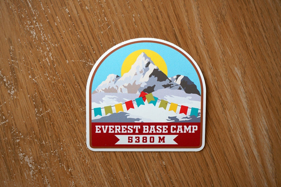 Everest Base Camp Vinyl Sticker Decal Luggage Laptop Notebook - Etsy