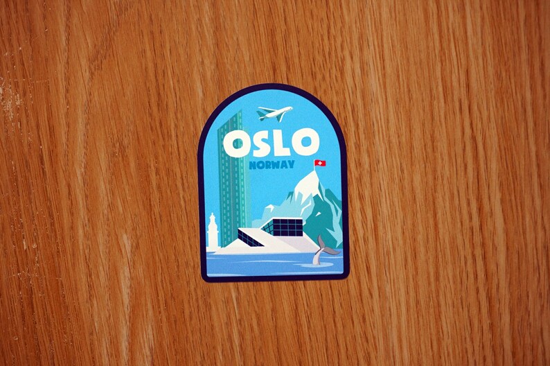 Oslo Norway Vinyl Sticker Decal Luggage Laptop Notebook - Etsy