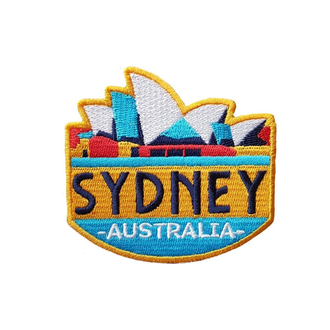 Sydney Australia Travel Patch Embroidered Iron on Sew on Badge Souvenir ...