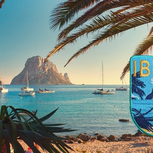 Ibiza, Spain Travel Patch Embroidered Iron on Sew on Badge Souvenir Applique Motif - Etsy