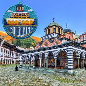 Bulgaria Travel Patch Embroidered Iron on Sew on Badge Souvenir ...