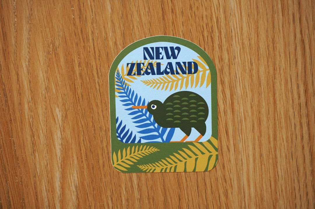 New Zealand Vinyl Sticker Decal, Scrapbook, Water Bottle, Luggage ...