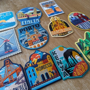 San Francisco Travel Patch Embroidered Iron on Sew on Badge Souvenir ...