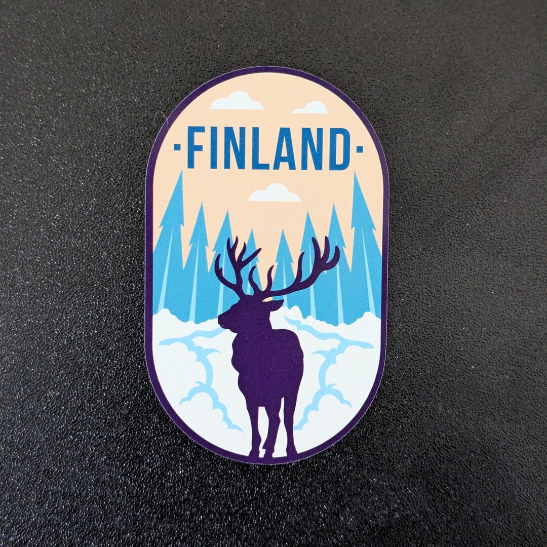 Finland 3" Vinyl Sticker Decal Scrapbook Waterbottle Luggage Laptop ...