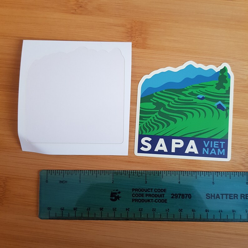 Sapa Vietnam Vinyl Sticker Travel Diary Luggage Decal - Etsy