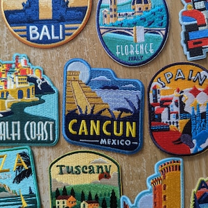 Ibiza, Spain Travel Patch Embroidered Iron on Sew on Badge Souvenir ...