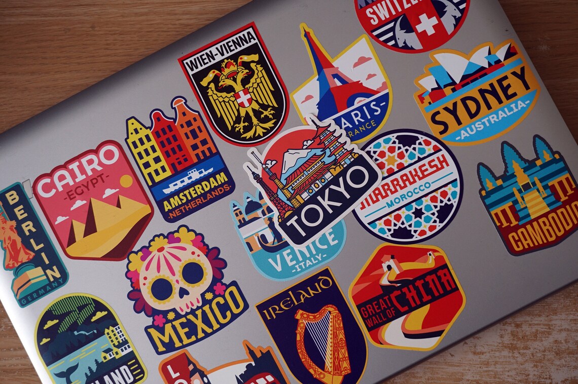 Cancun Mexico Vinyl Sticker Decal Luggage Laptop Notebook Journal Gift ...