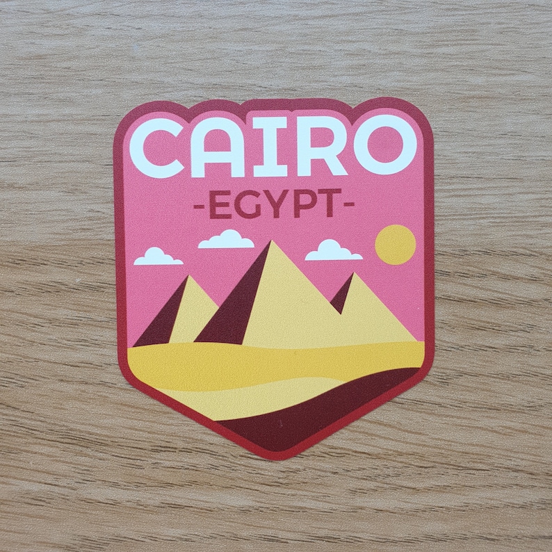 Cairo Egypt Vinyl Sticker Decal Luggage Laptop Notebook - Etsy