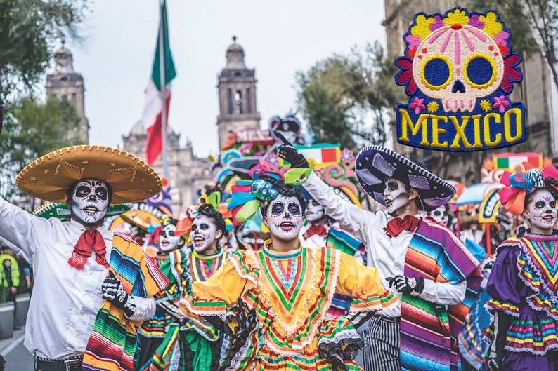 Mexico Travel Patch Embroidered Iron on Sew on Badge Souvenir | Etsy