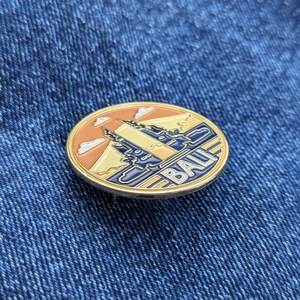 Bali Indonesia Enamel Pin 1.25" Inch, Travel Pins Golden Metal Badge ...